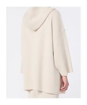 Max Mara Wool And Cashmere Hooded Cardigan
