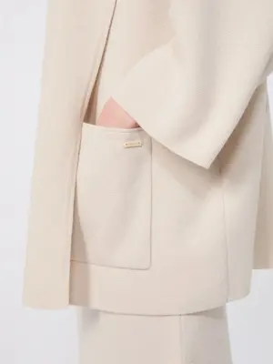 Max Mara Wool And Cashmere Hooded Cardigan