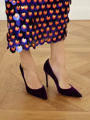 GIANVITO ROSSI Velvet Pumps - Black