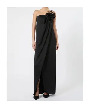 Max Mara Envers Satin Bustier Dress