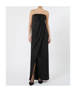 Max Mara Envers Satin Bustier Dress