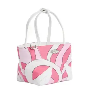 Emilio Pucci Palio Mini Tote Silk Bag