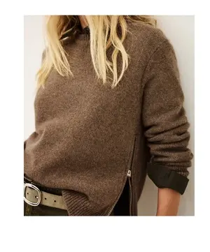 Ba&sh Cheyla Crew-neck Knitted Sweater