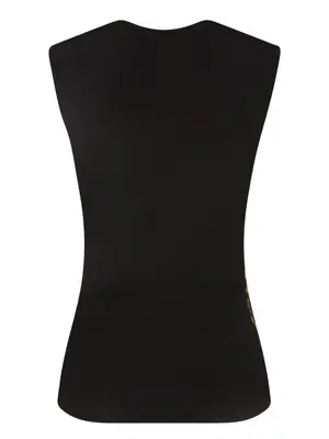 DARKPARK Leopard-print Sleeveless Crewneck Top
