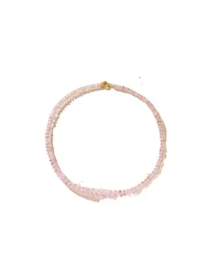 Irene Neuwirth 18-karat Gold Morganite Beaded Necklace