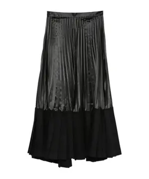 Junya Watanabe Pleated-panel Skirt