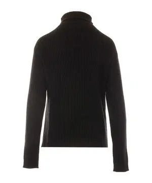 UMA WANG Long-sleeved, High-neck Sweater