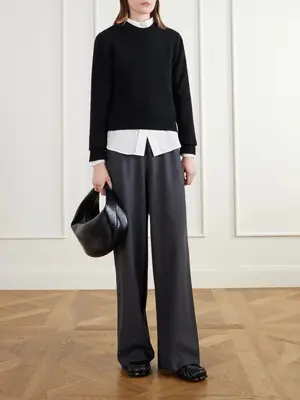 Maria Mcmanus Flannel Wide-leg Pants