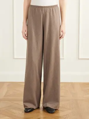 Maria Mcmanus Wool-blend Wide-leg Pants