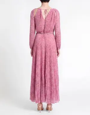 Max Mara Flower-pleated Dress