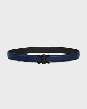 Celine Triomphe Buckle 25 Mm Reversible Belt