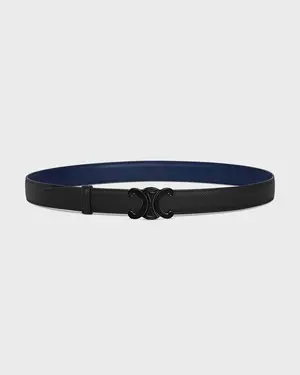 Celine Triomphe Buckle 25 Mm Reversible Belt