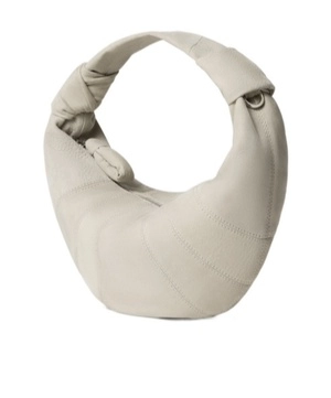 LEMAIRE Mini Fortune Croissant Bag In Alpaca Nubuck