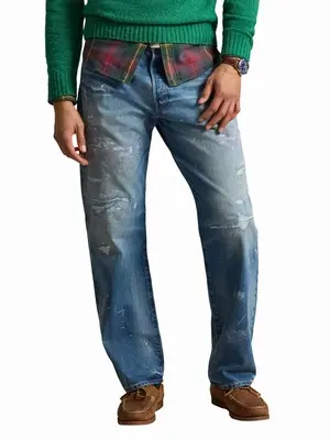 Polo Ralph Lauren Vintage Classic Distressed Jeans