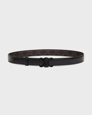 Celine Triomphe Buckle 25 Mm Reversible Belt