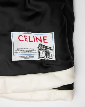 Celine Padded Tubular Silk Stole