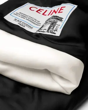 Celine Padded Tubular Silk Stole