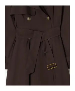 Burberry Long Wool Pembury Trench Coat