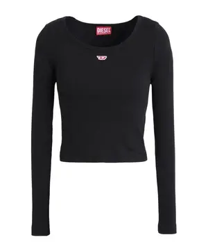 DIESEL® Solid-color Long-sleeved T-shirt