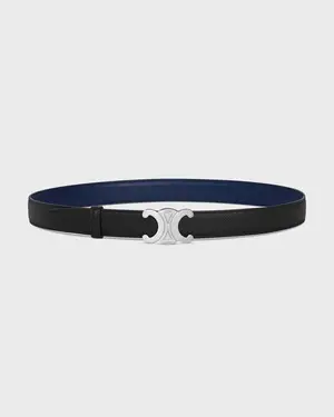 Celine Triomphe Buckle 25 Mm Reversible Belt