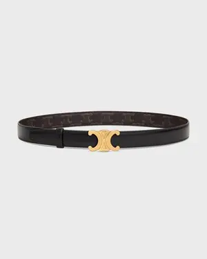 Celine Triomphe Buckle 25 Mm Reversible Belt