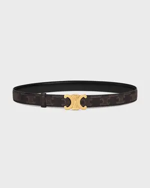 Celine Triomphe Buckle 25 Mm Reversible Belt