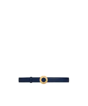 Celine Disc Buckle And Reversible Belt - Deep Navy/black