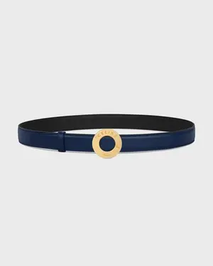 Celine Disc Buckle And Reversible Belt
