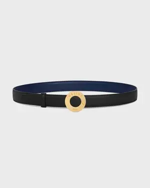 Celine Disc Buckle And Reversible Belt