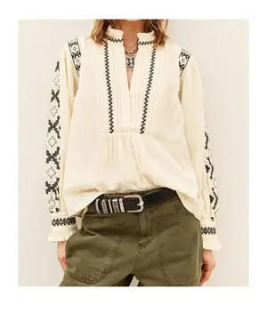 Ba&sh Long-sleeved Shirt With Pleat Details