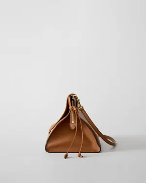 Celine Soft Triomphe Wedge In Supple Shiny Lambskin