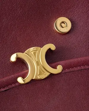 Celine Soft Triomphe Wedge Small Shoulder Bag