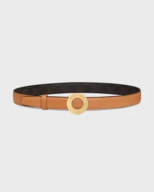 Celine Disc-clasp And Reversible Belt