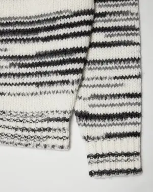 Celine Crewneck Sweater In Brushed Alpaca Mohair