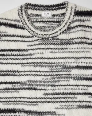 Celine Crewneck Sweater In Brushed Alpaca Mohair