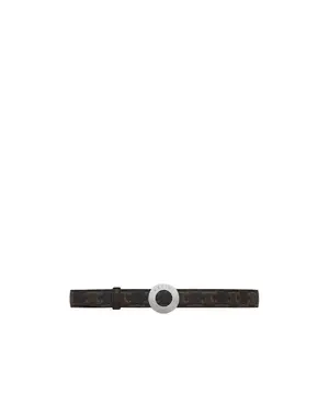 Celine Round Toggle Fasteners And Double-sided Belt - Black