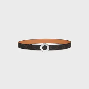 Celine Round Toggle Fasteners And Double-sided Belt