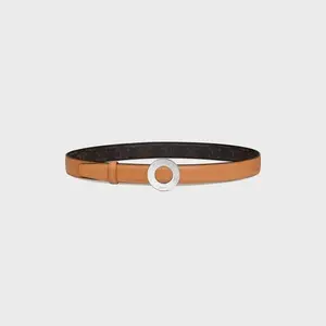 Celine Round Toggle Fasteners And Double-sided Belt