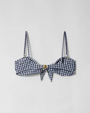 Celine Bandeau Top In Matte Jersey