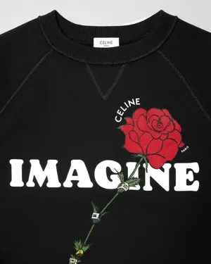 Celine Sweatshirt In Cotton Fleece