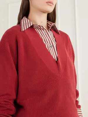 Brunello Cucinelli Ribbed Cotton Sweater