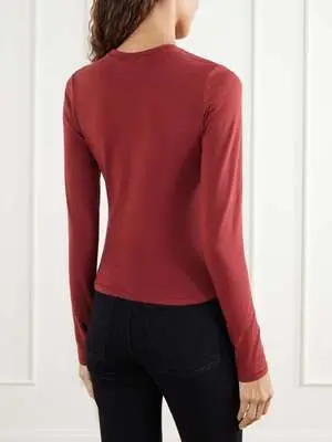 SKIMS Stretch-cotton Jersey Top - Red