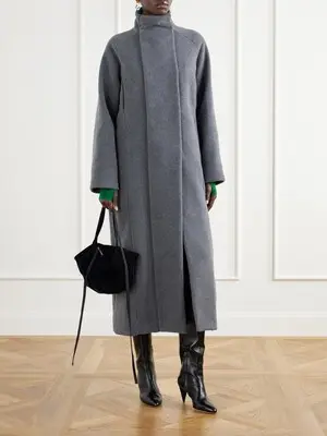COLLEEN ALLEN High-collar Fleece Coat