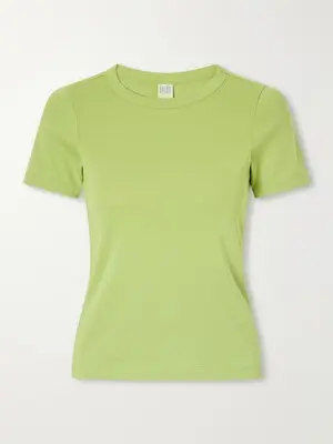 FLORE FLORE Car Organic Cotton-jersey T-shirt - Green
