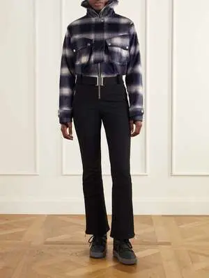 Cordova Telluride Belted Checked Wool-blend Ski Suit