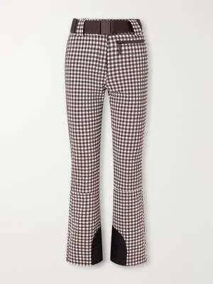 Cordova Sella Belted Stretch-shell Bootcut Ski Pants - Brown