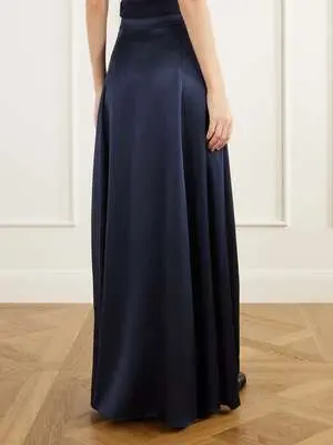 TWP Silk-satin Maxi Skirt