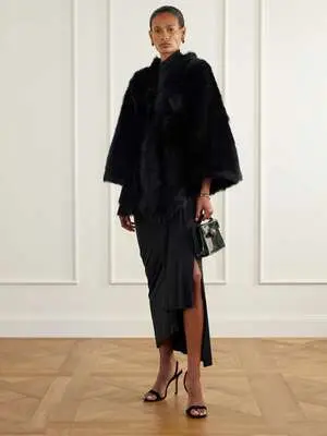 Nour Hammour Olympe Shearling Scarf