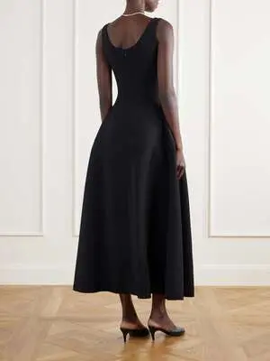 FFORME Alodia Paneled Crepe Maxi Dress