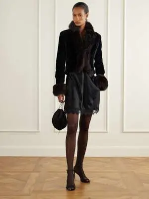 Nour Hammour Sofie Shearling Jacket